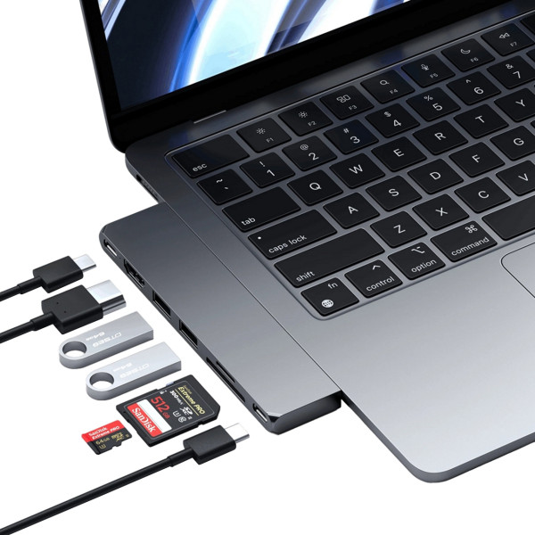 Купити Satechi USB-C Pro Hub Slim Space Gray (ST-HUCPHSM) | Smobile